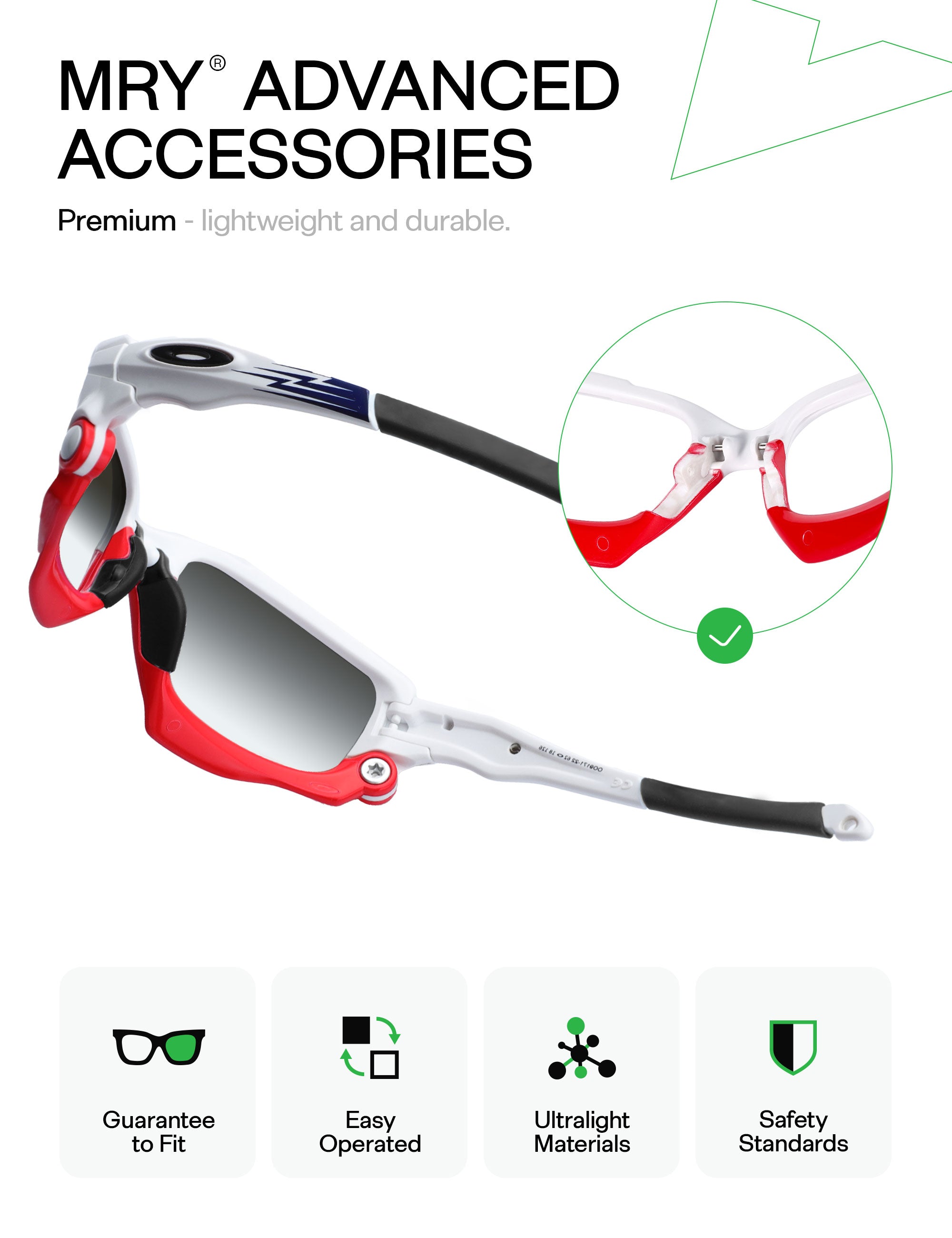 MRYOK Replacement Nose Piece for Oakley Jawbone Vented Asian Fit ...