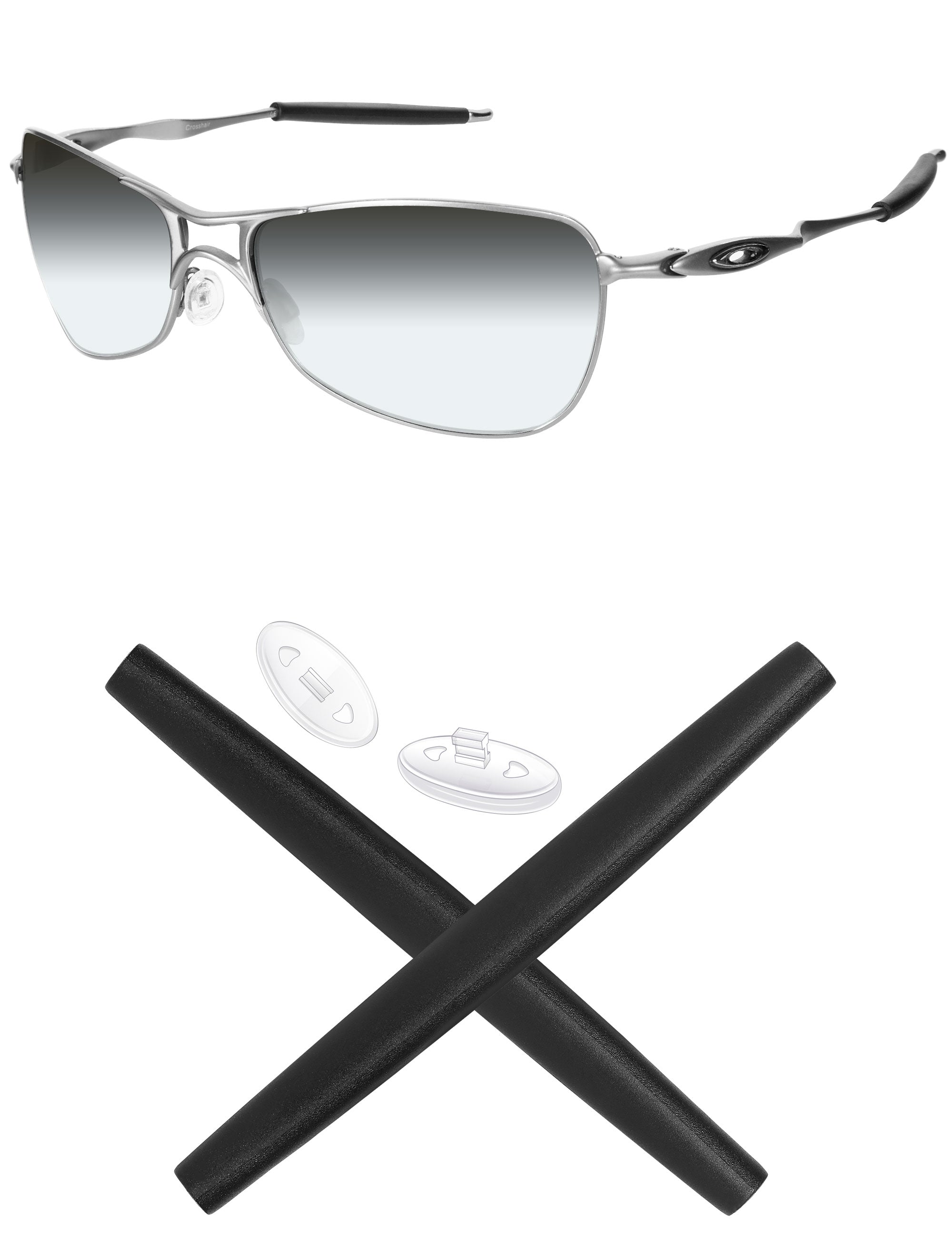 MRYOK Replacement Rubber Kits for Oakley Crosshair 1.0 2005 Sunglasses ...