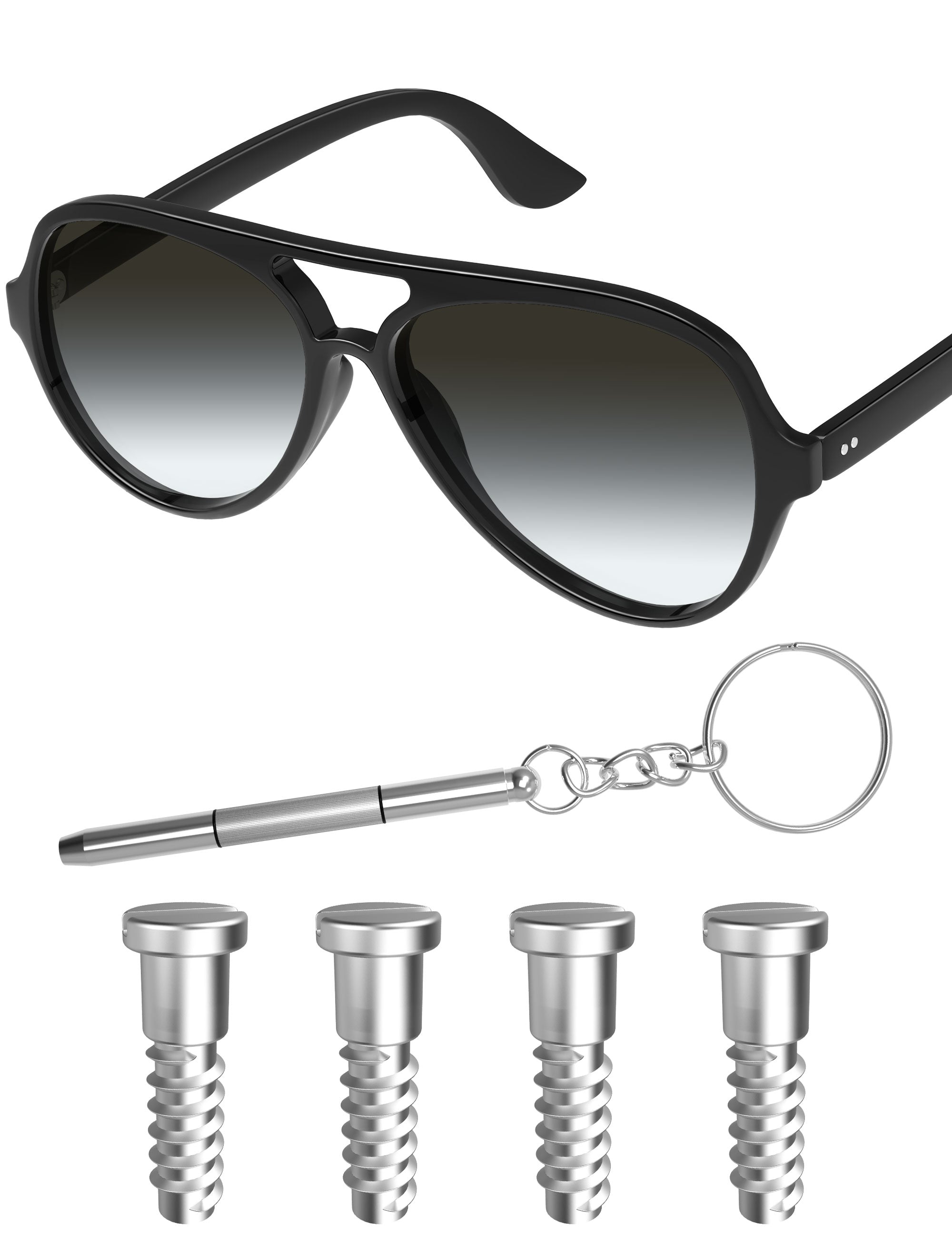 MRYOK Replacement Screws / Spare parts for Ray-Ban RB4162 59mm ...