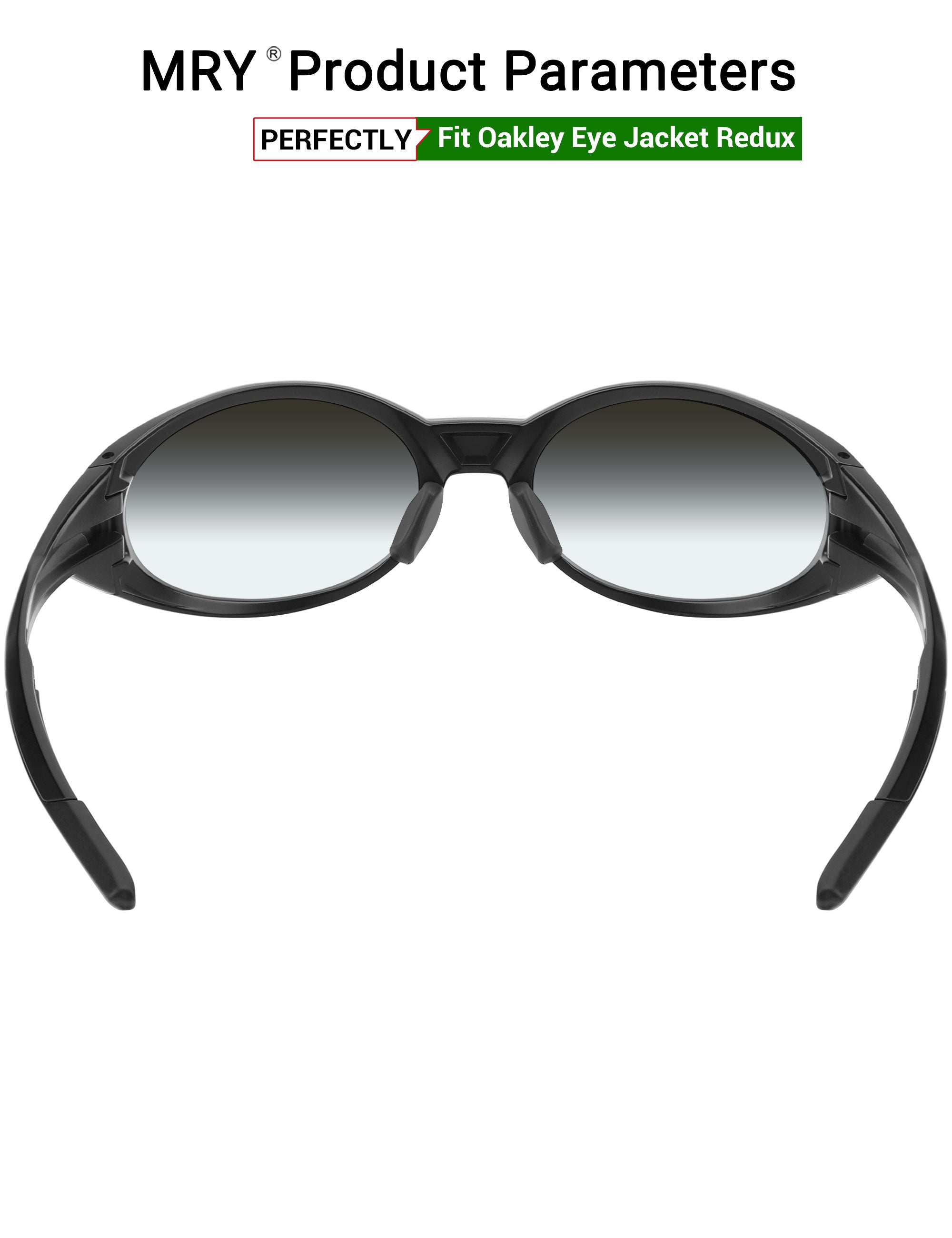 MRYOK Replacement Rubber Kits for Oakley Eye Jacket Redux OO9438 ...