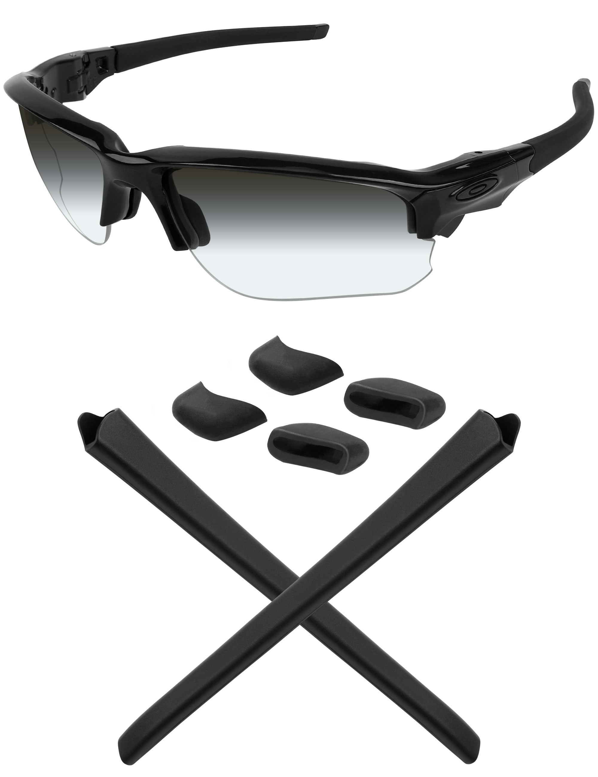 MRYOK Replacement Rubber Kits for Oakley Flak Draft OO9364 67mm ...